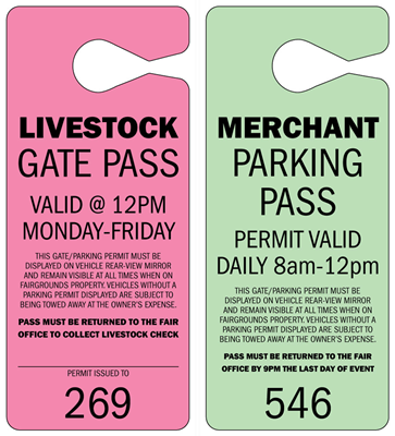 Buy DIY Parking Hang Tags for Vehicle Permits or Passes | Worldwide ...