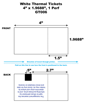 Buy small thermal tickets | Worldwide Ticketcraft | WWTC | A Division ...