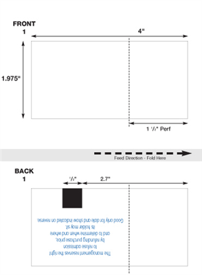 Buy small thermal tickets | Worldwide Ticketcraft | WWTC | A Division ...